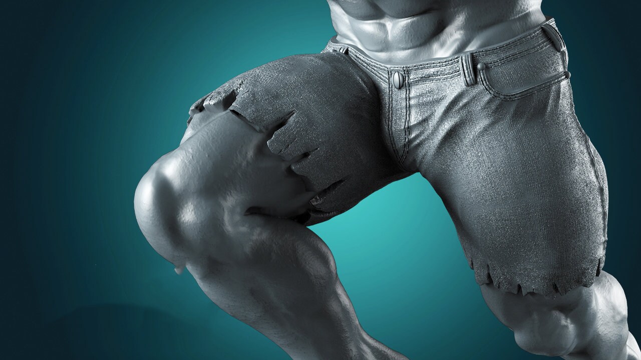 HULK Sanix 3D Model STL File for CNC Router Laser & 3D Printer - Etsy