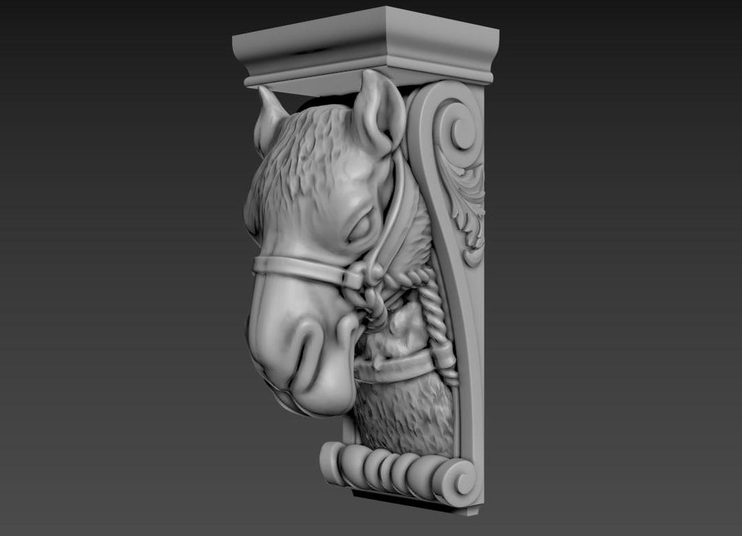 Camel Head Wooden Classic Corbel Bracket. Price per 1 Piece. - Etsy