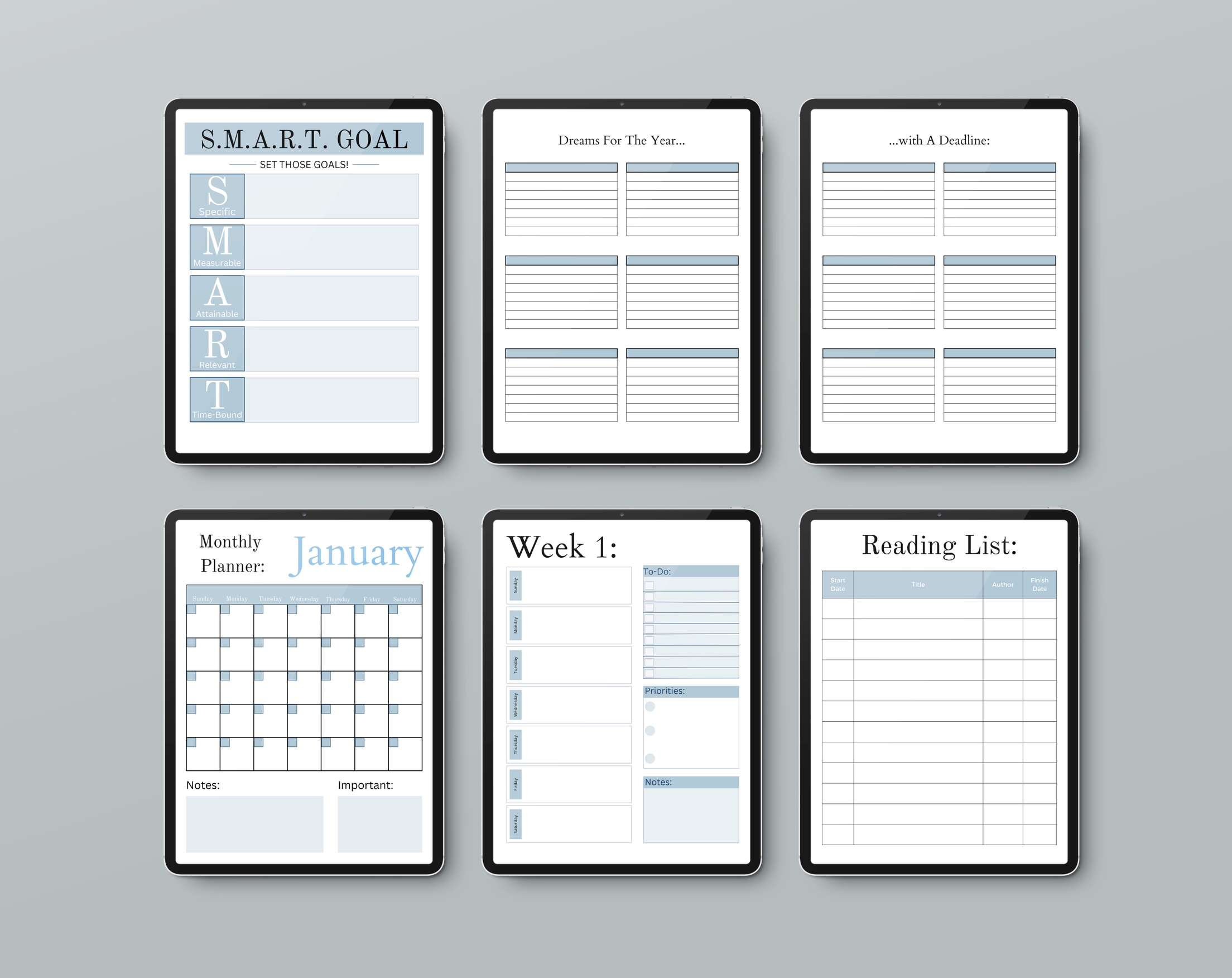 Digital Printable Planner | Weekly Planner - Etsy