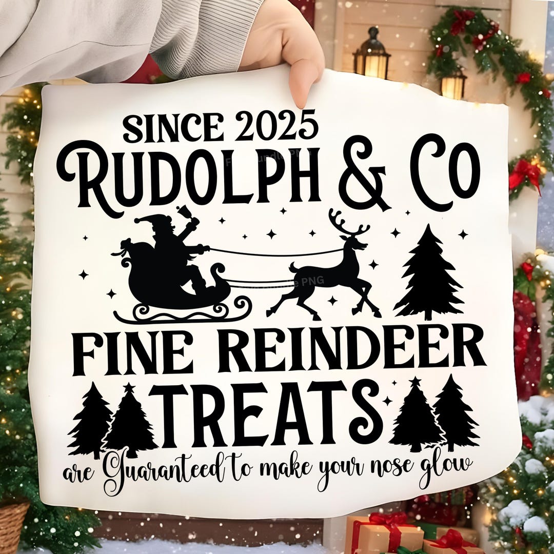 Since 2025 Rudolph & Co Png, Reindeer Christmas, Rudolph Xmas, Rudolph ...