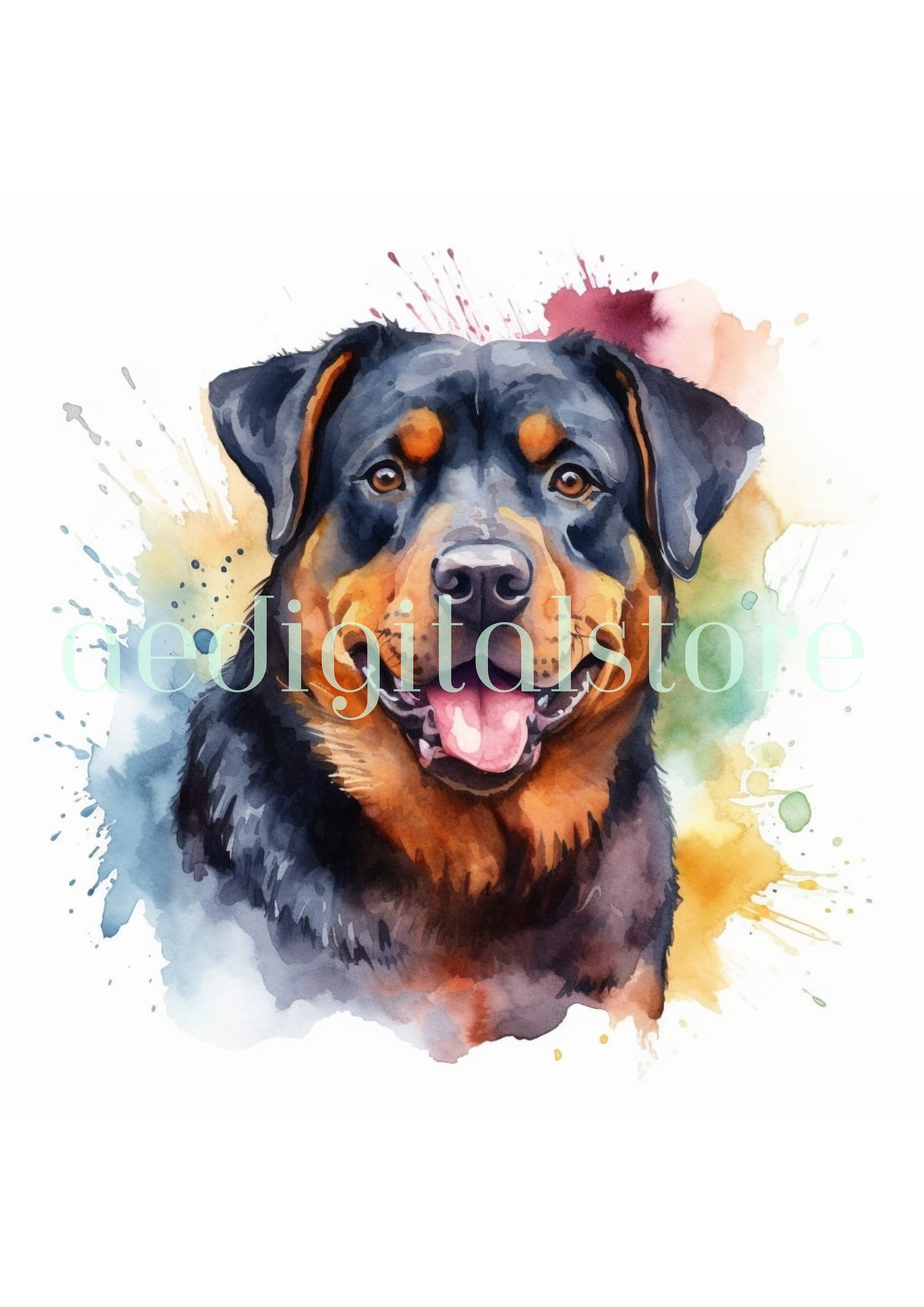 Rottweiler High Quality JPG Clipart - Digital Download - for Digital ...