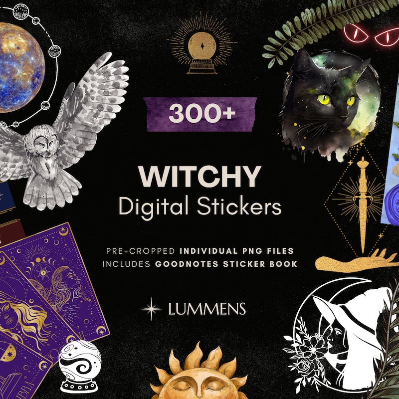 Witch Planner Stickers - Etsy