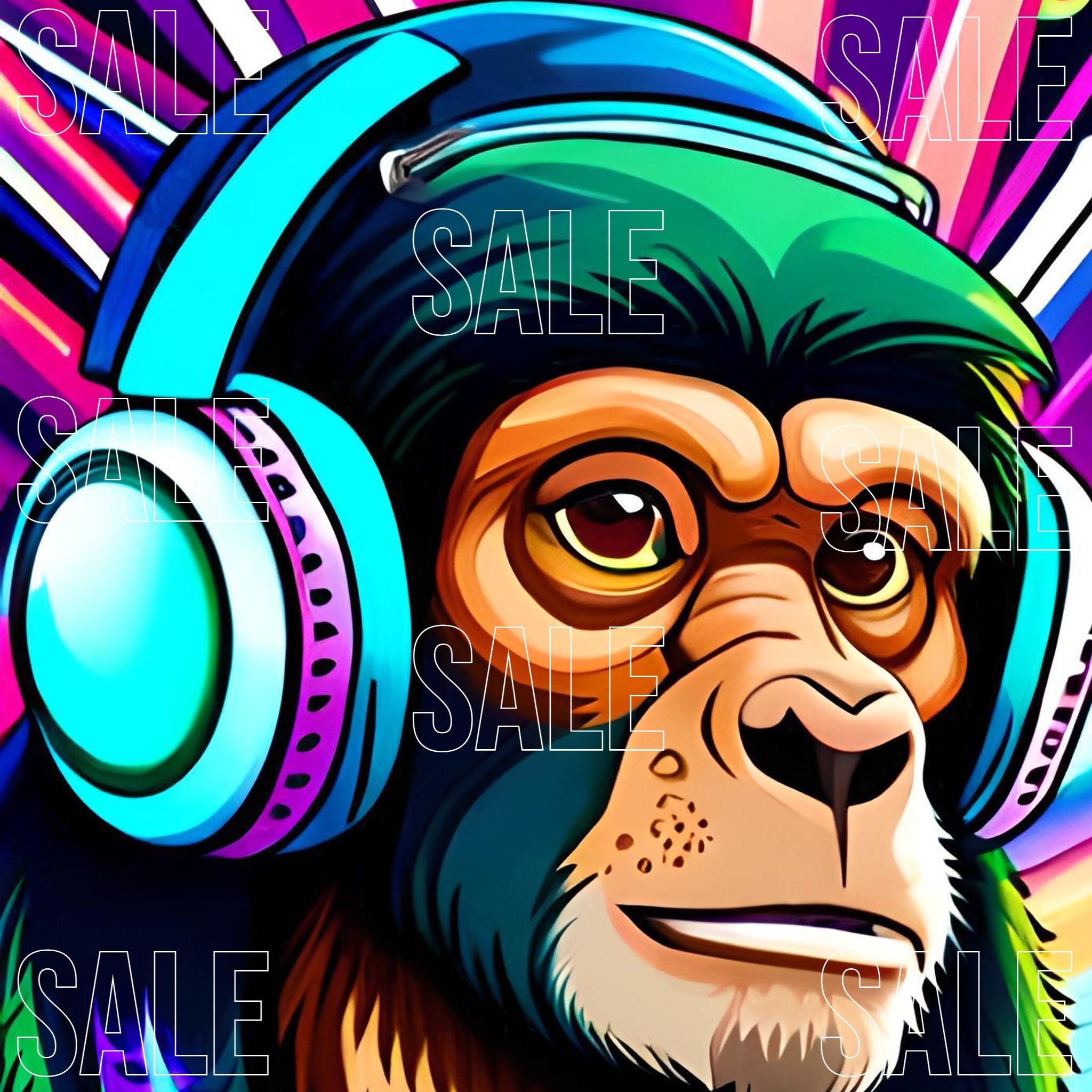 Collection of 3 Gaming Monkey Profile Pictures for Social Media - Etsy