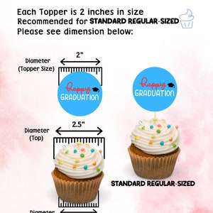 Graduation Cupcake Topper 2024, Instant Download, Graduation Topper ...