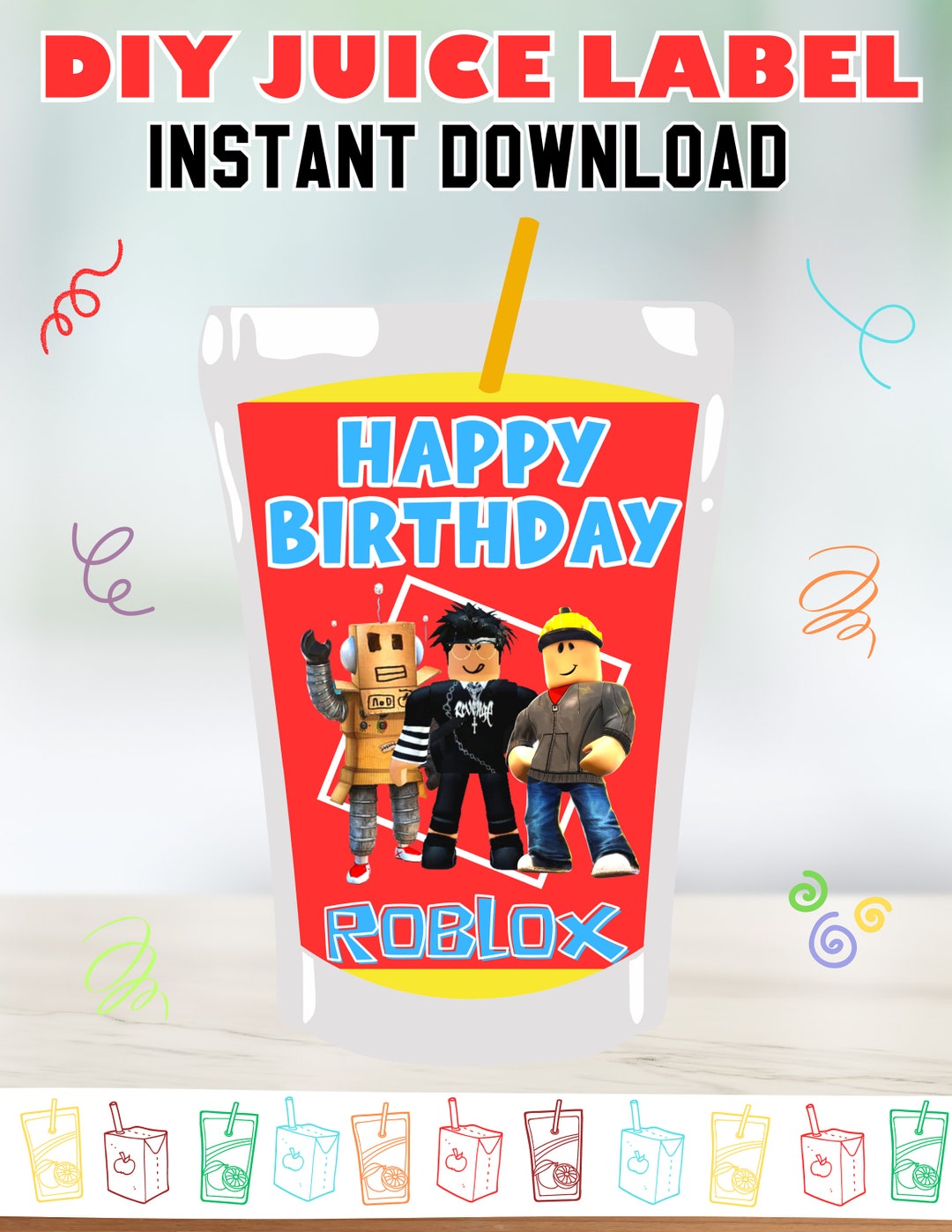 Roblox Juice Label, Juice Label Template, Caprisun Labels Template ...
