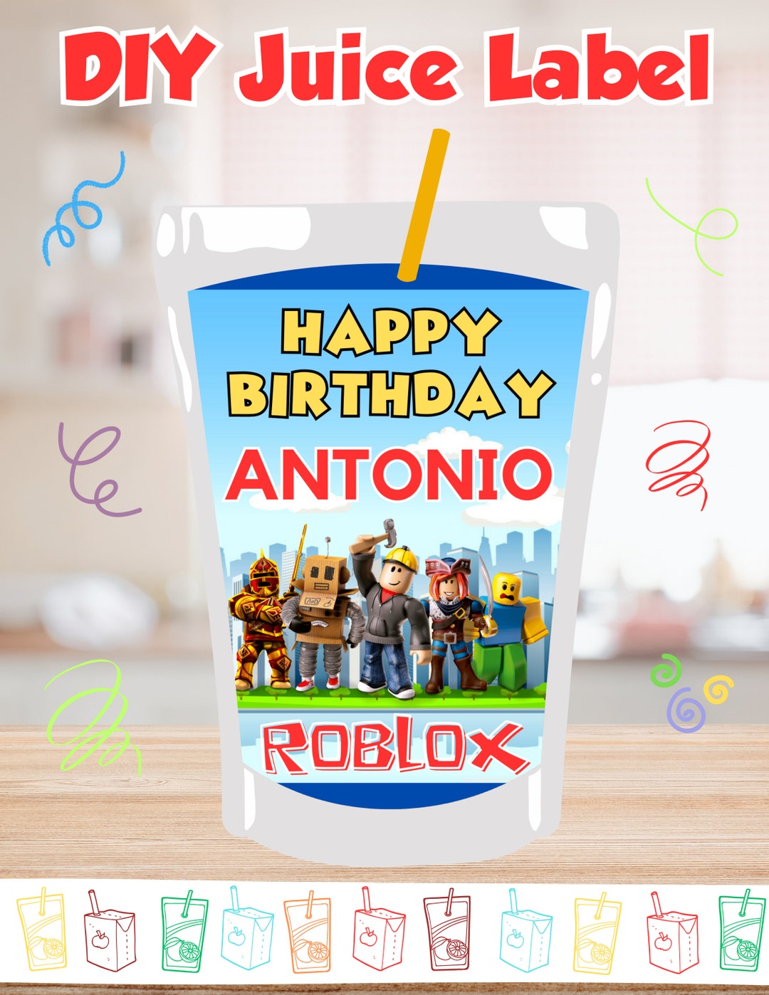Roblox Juice Label, Juice Label Template, Caprisun Labels Template ...