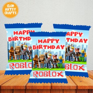 Roblox Chip Bag, Instant Download, Roblox Chip Bag Template, Roblox ...