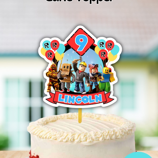 Roblox Cake Topper - Etsy