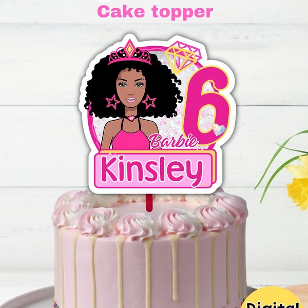 Barbie Printable Bag Topper - Etsy