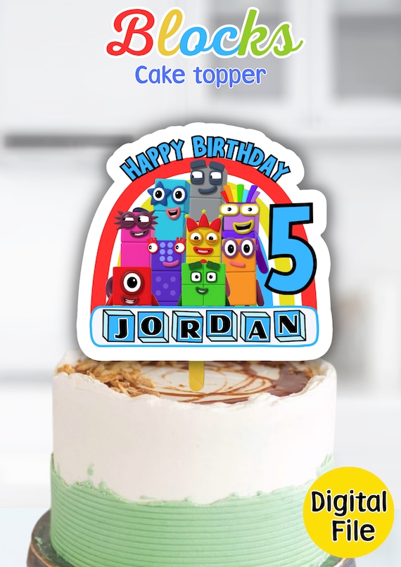 Numberblocks Cake Topper Template Printable DIY Bobotemp, 43% OFF