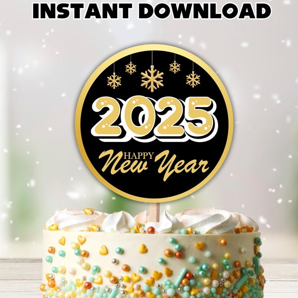 2025 Cake Topper - Etsy