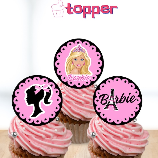 Barbie Cupcake - Etsy