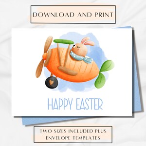 Easter Printable Card, Instant Download PDF, Printable Card and ...