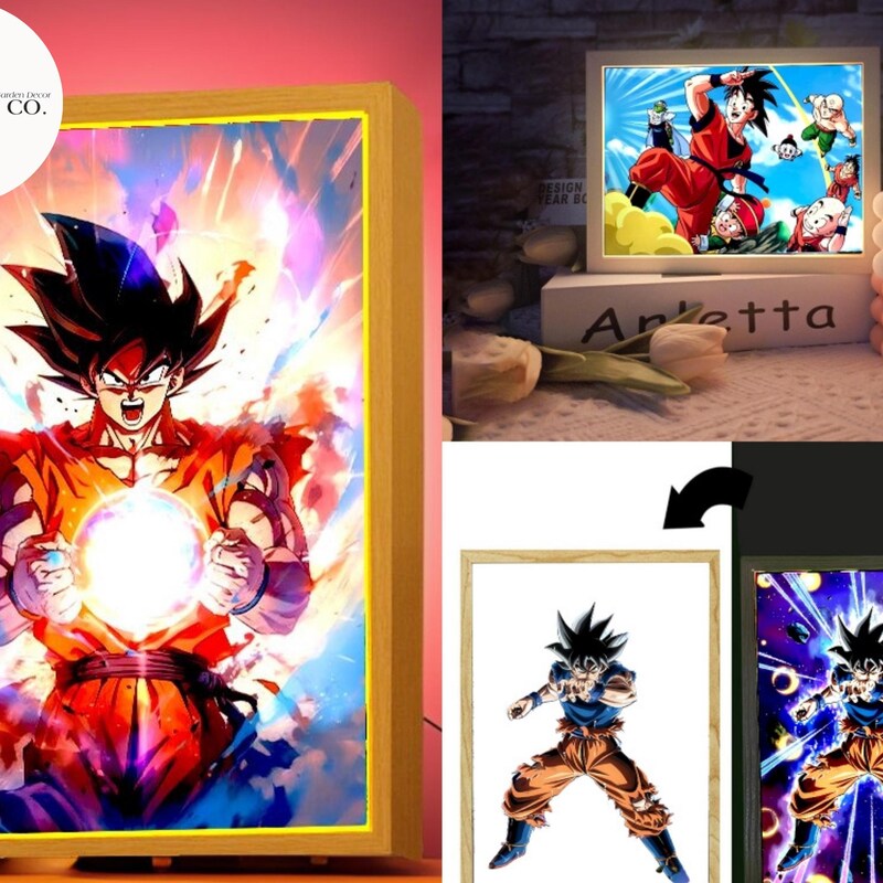 Dragon Ball Z Lamp - Etsy