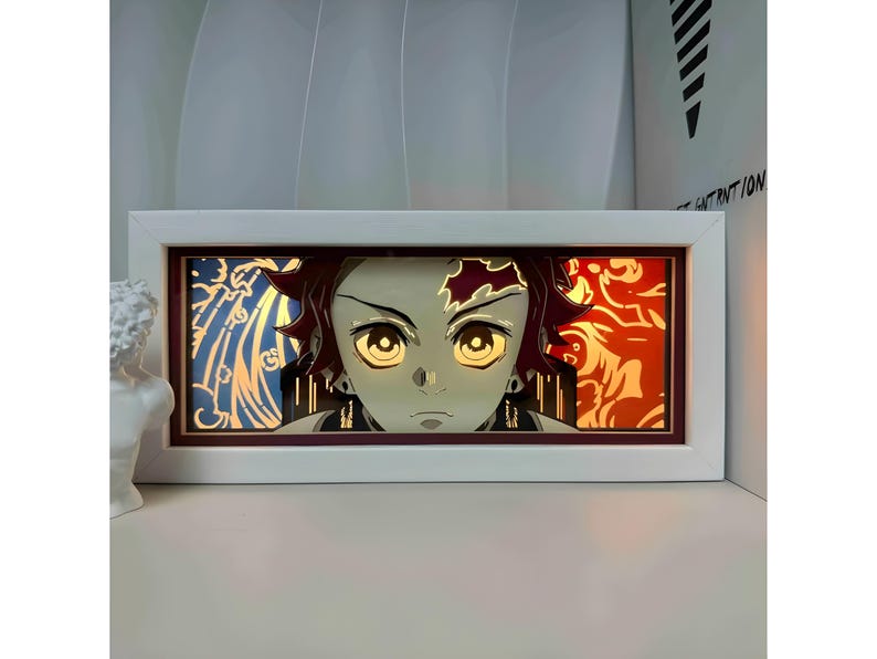 Tanjiro Kamado 3D LED Lamp Demon Slayer Anime Night Light Kimetsu No ...