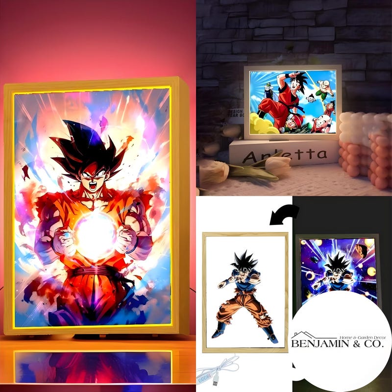 Dragon Ball Z Lamp - Etsy
