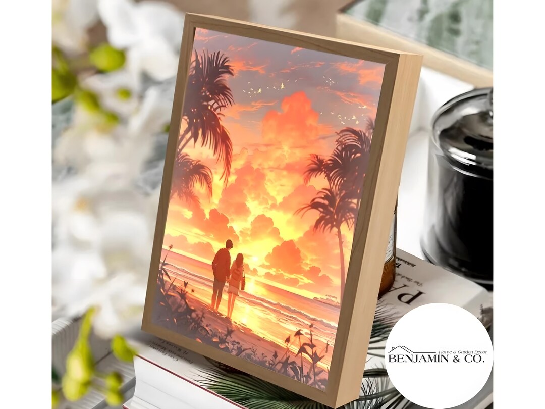 Personalized Anime LED Light-up Painting Custom DIY Night Light Art ...