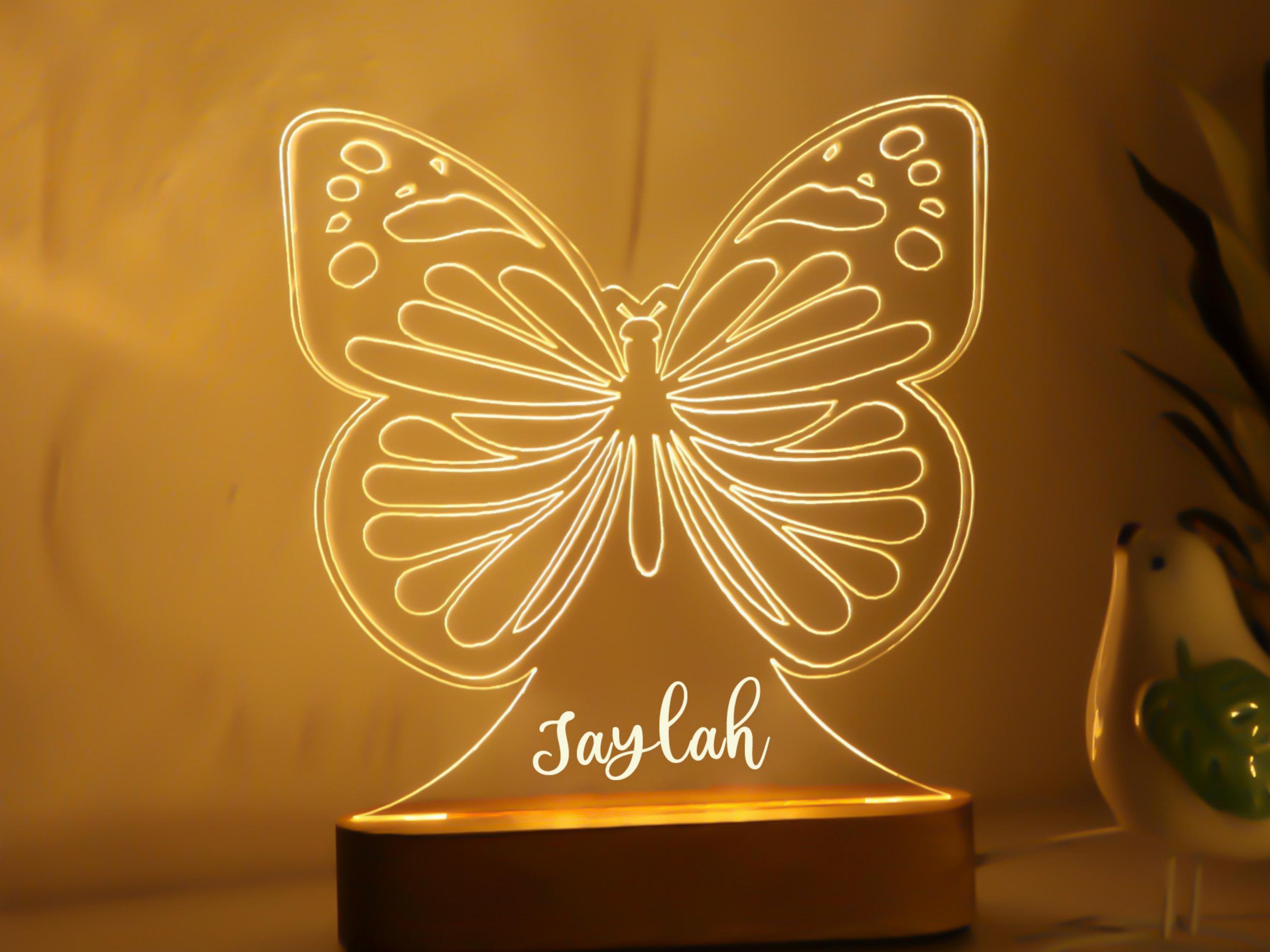 Custom Moon & Stars Night Light Personalized Name Light for Kids ...