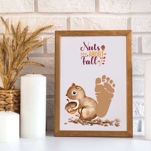 Fall Handprint Art Bundle, Fall Handprint Craft, Printable, Autumn ...