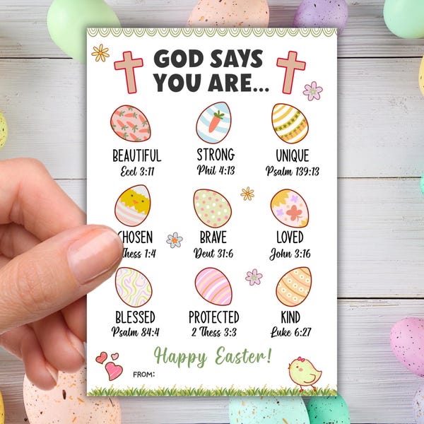 Christian Easter Cards - Etsy UK