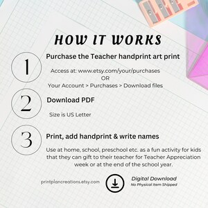 Teacher Appreciation Printable Handprint Art, Teacher Appreciation Week ...