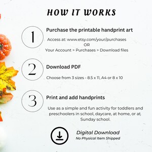 Fall Poem Handprint Craft, Printable Handprint Art, Fall is Here Poem ...