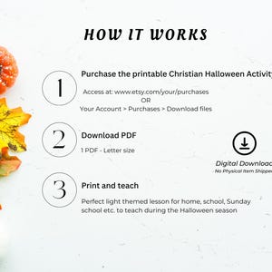 Christian Halloween Activity Placemat Printable, Fall-o-ween Jesus ...