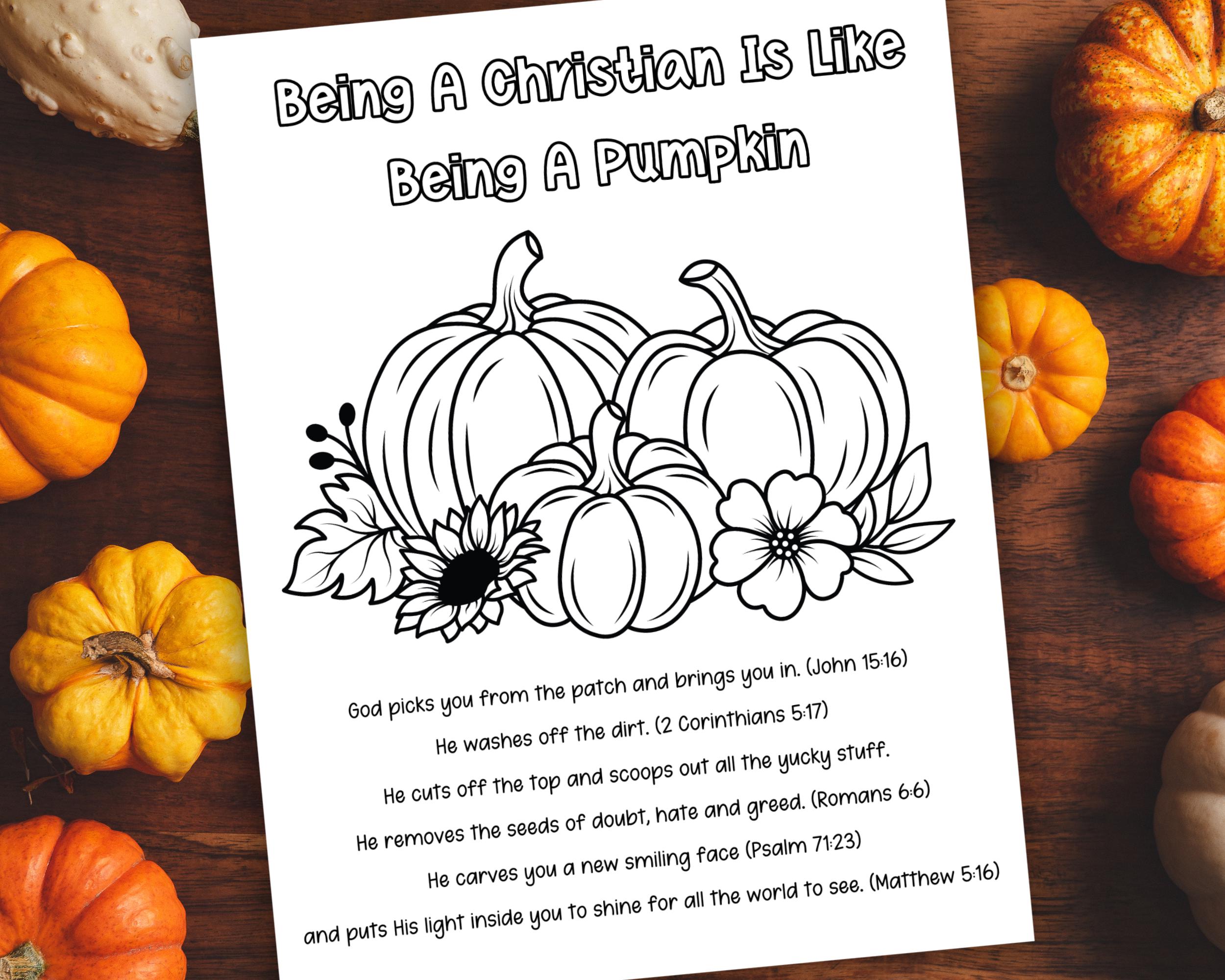 Coloring Pages Christian Halloween