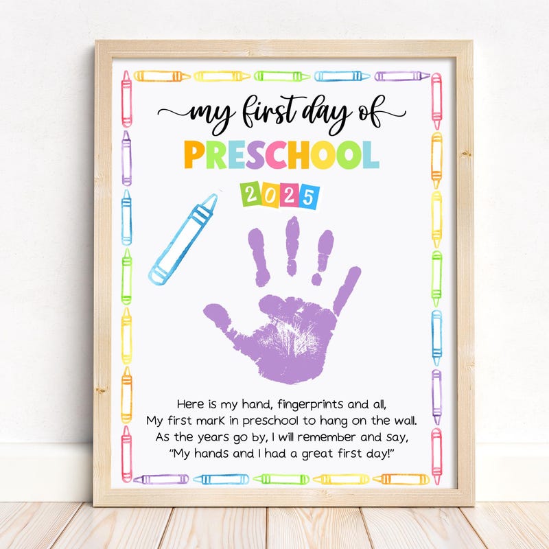 First Day of Pre K - Etsy