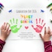 Last Day of School Handprint Art, Kindergarten Preschool Graduation ...