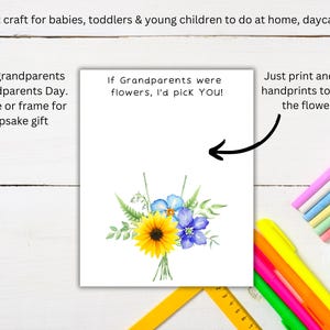 Grandparents Day Handprint Art, Grandparents Handprint Craft Printable ...