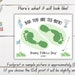 Father's Day Golf Handprint Footprint Art, Printable Craft, Father's ...