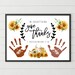 Thanksgiving Handprint Art, Printable Christian Craft, in All Things ...