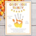 Candy Corn Trinity Handprint Art, Fall Craft for Kids, Printable Candy ...