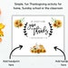 Thanksgiving Handprint Art, Printable Christian Craft, in All Things ...
