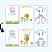 Spring Handprint Art Bundle, Spring Handprint Craft, Printable, Spring ...