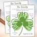 St. Patrick's Day Handprint Art, Printable Shamrock Handprint Craft ...
