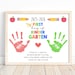 Labor Day Handprint Art Craft, Printable Labor Day Activity for Toddler ...