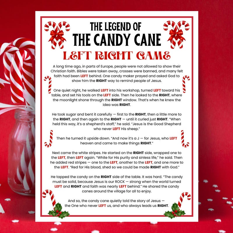 Candy Cane Games Bundle - Etsy UK