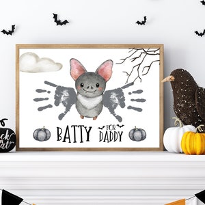 Halloween Handprint Art Bundle, Printable Handprint Crafts, Ghost ...