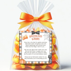 Christian Halloween Treat Tag, Christian Halloween Poem, Halloween ...
