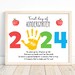 Labor Day Handprint Art Craft, Printable Labor Day Activity for Toddler ...