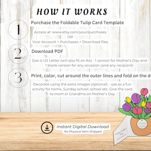 Printable Foldable Mother's Day Coloring Card, Bible Craft, Christian ...