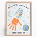 Printable Father's Day Rocket Handprint Art Craft, Toddler Baby ...