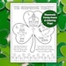 St. Patrick's Day Holy Trinity Coloring Page, Printable Shamrock ...
