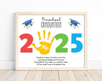 Last Day of School / Graduation Handprint Craft - Etsy