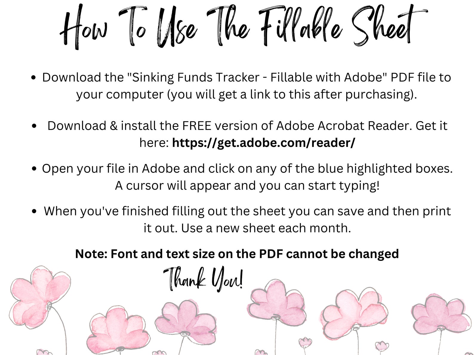 Sinking Fund Tracker Printable, Sinking Funds Template, Planner ...