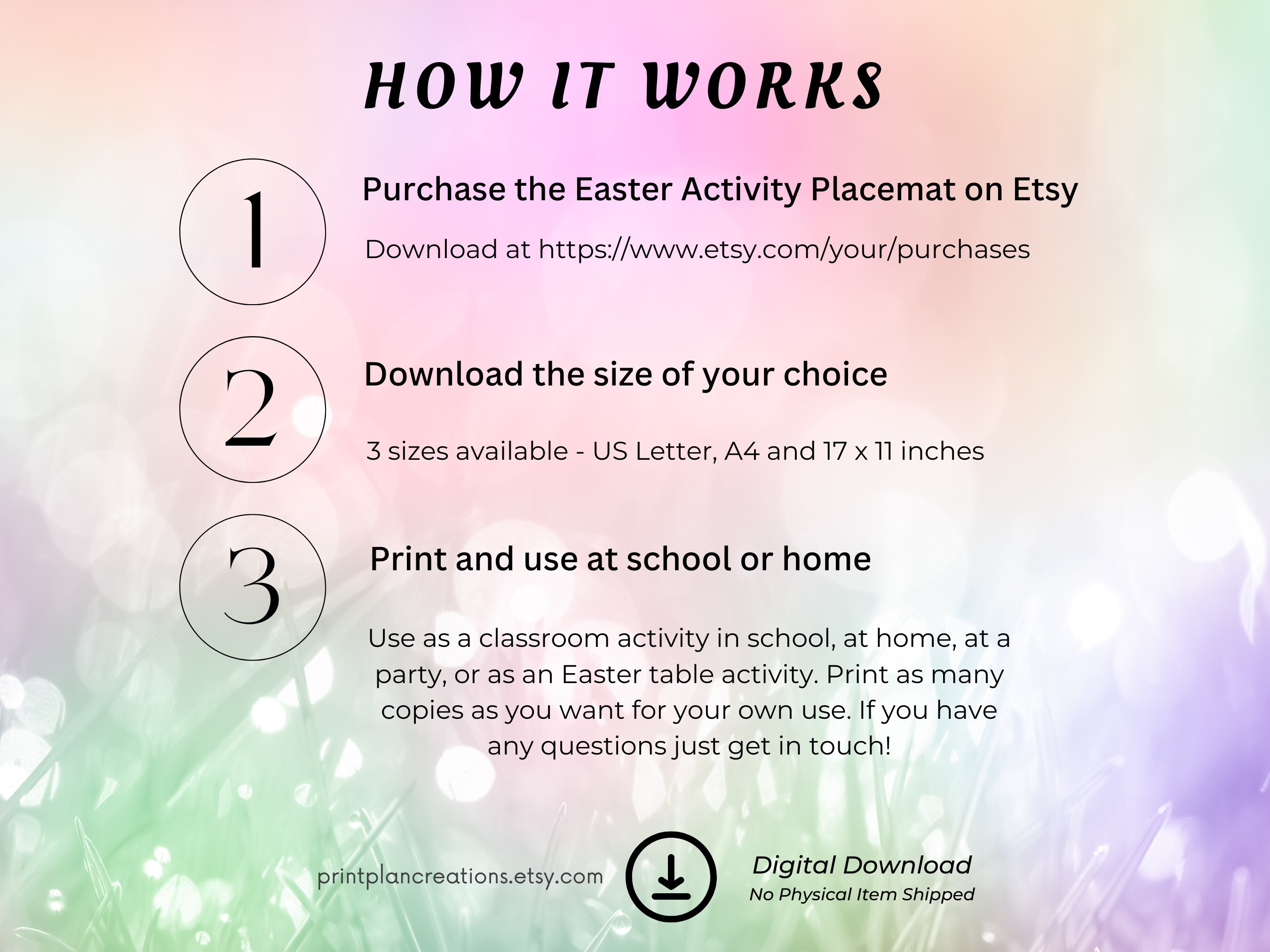 Printable Easter Story Activity Placemat, Easter Coloring Page for Kids ...