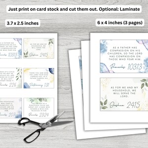Father's Day Bible Verses, Printable Father's Day Scripture Cards for ...