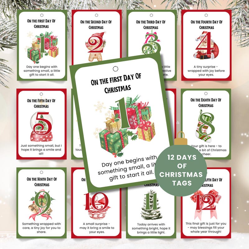 12 Days of Christmas Secret Santa - Etsy